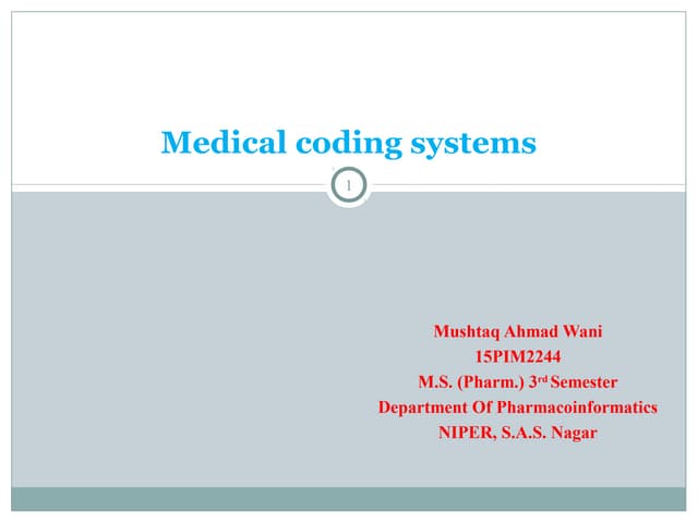 Medical Coding | PPTX