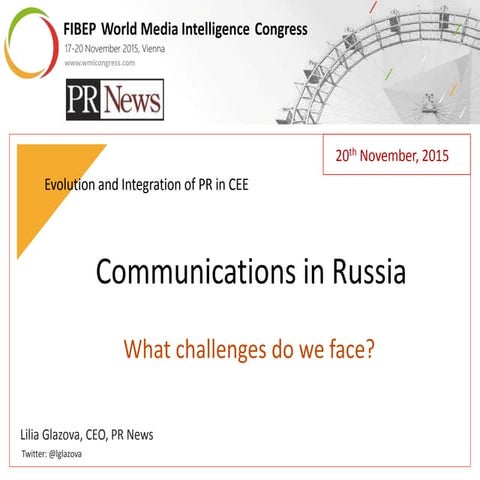 Communications in Russia | PPT