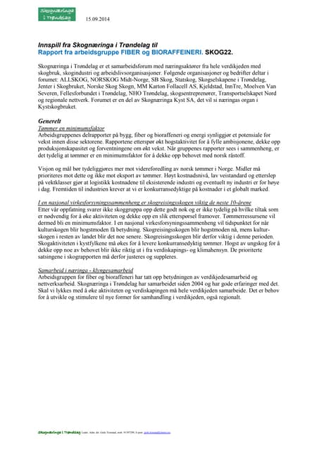 Skog energi - miljøhogst norge | PDF