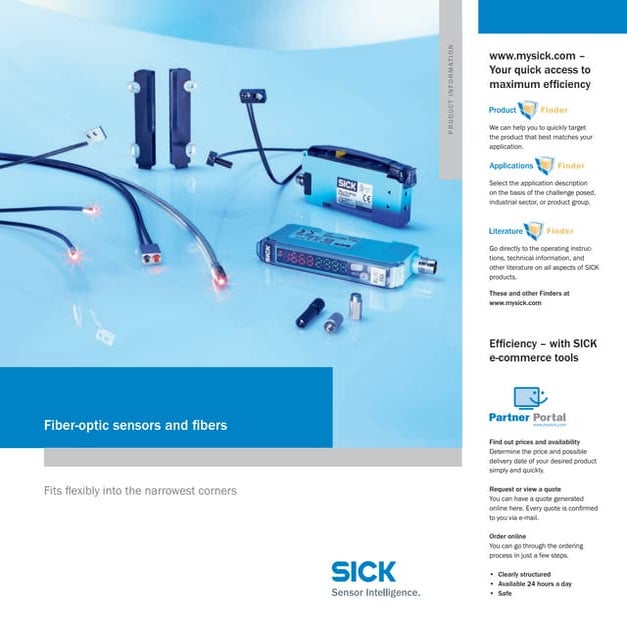 Sick Fibre Optic Sensors and Fibers | PPT