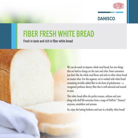 Fiber Fresh White Bread | PDF | Nutrition | Healthy Living