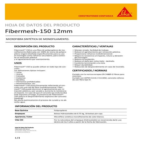 Fibermesh 150-12mm (1) | PDF