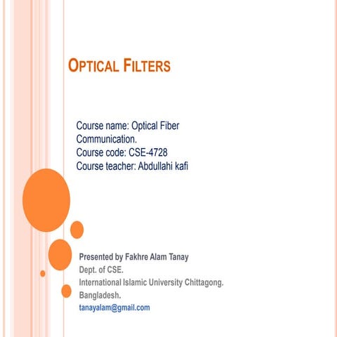 Fiber modes and v parameter | PPTX