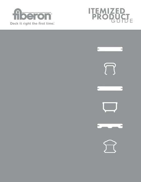 Fiberon Product Guide | PDF