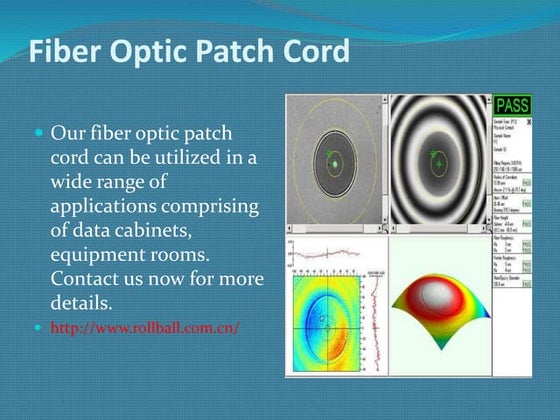 Fiber Optic Patch Cord | PPT