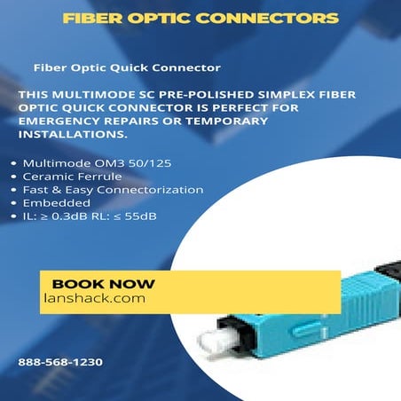 FIBER OPTIC CONNECTORS | PDF