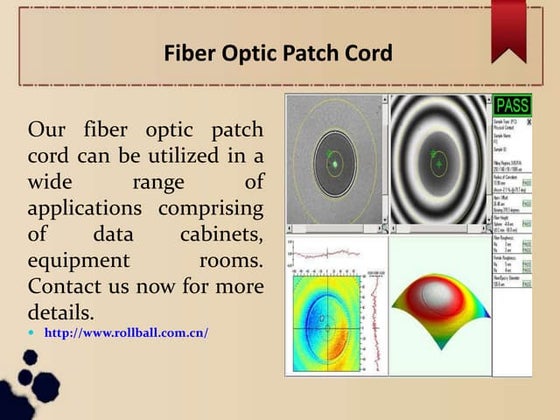 Fiber optic connector | PPTX | Computer Peripherals | Computing