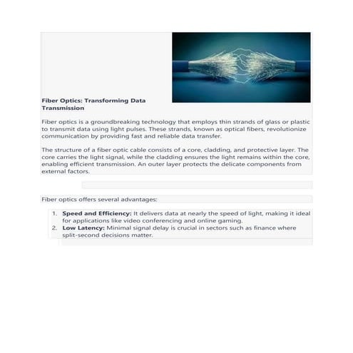 Fiber Optic Installation Powering Network Evolution & Bandwidth Growth ...