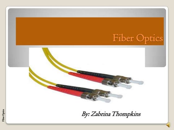 Fiber optics | PPT