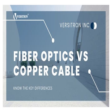 Fiber Optics Vs Copper Cable | PPTX | Computer Networking | Computing
