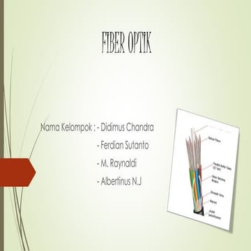 Fiber optik | PPTX