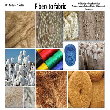 Fibers to fabric: For class 6 | PDF