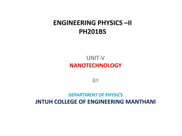 Lecture 3 Properties of Nanomaterial- Surface to Volume Ratio.ppt