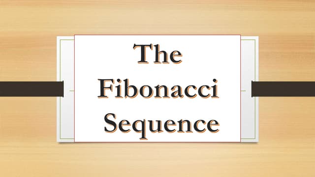 Fibonacci sequence | ODP