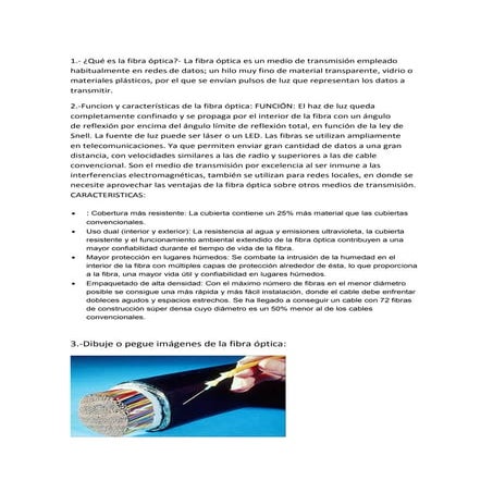 Que es fibra optica | PDF