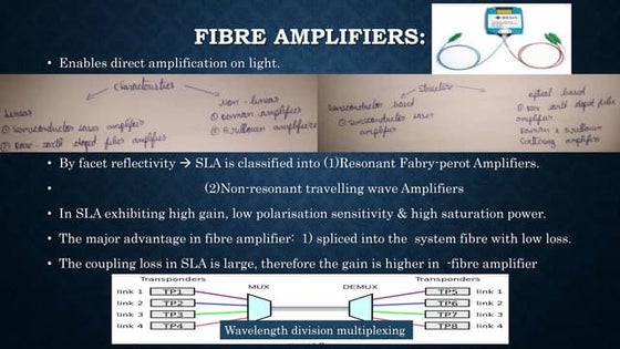 Raman optical amplifier. simple presentation | PPTX