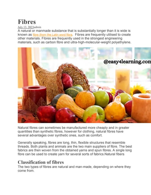 Introduction to Textile | PPTX