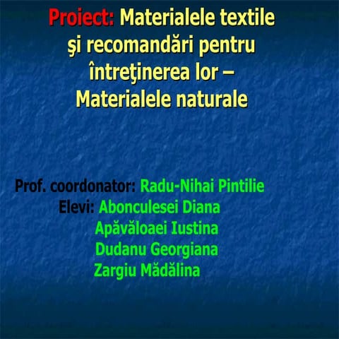 Fibre textile | PPT