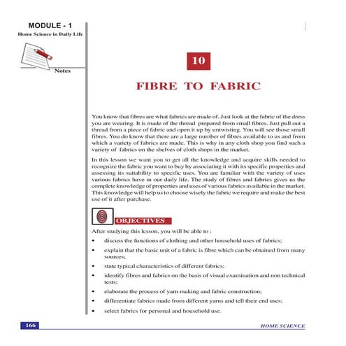 Fibre to fabric | PDF