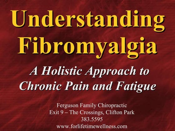 Fibromyalgia powerpoint completed | PPTX