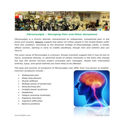 Fibromyalgia | PDF