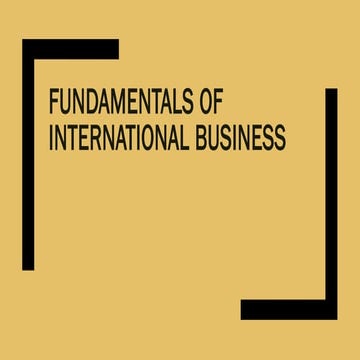Fundamental of international business UNIT I.pptx