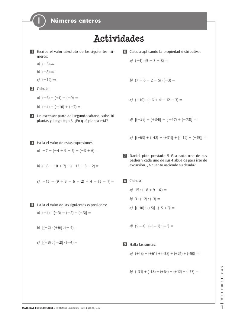 Ficha numeros-enteros-matematicas-2-eso
