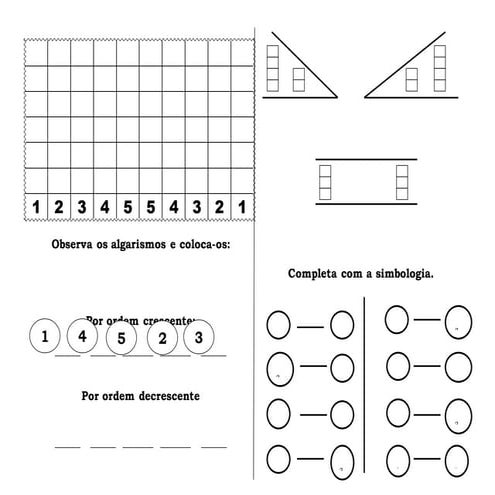 Ficha ordem crescente e simbologia | DOCX