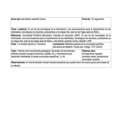 Ficha 13. | DOCX | Technology & Computing