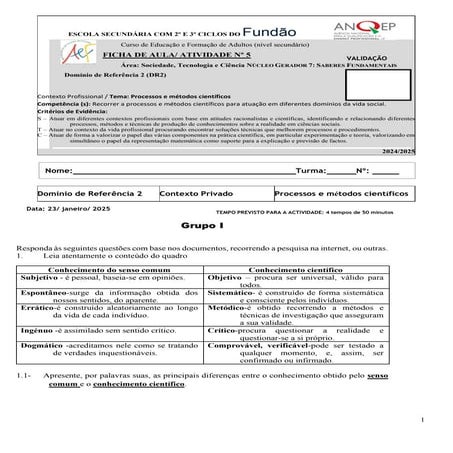 Ficha de atividade n.º 5. Processos e métodos cientificos.pdf