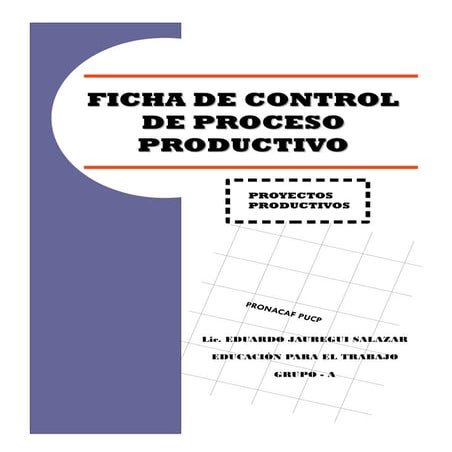 Ficha de control de proceso | PDF