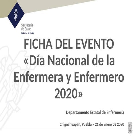 Celebrating the National Day of Nurses 2020 in Puebla, Mexico | PPTX
