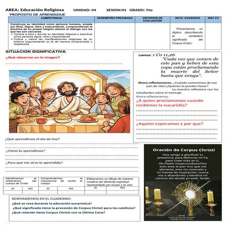 Ficha de trabajo del corpus cristi 5to grado.docx