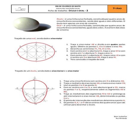 Ficha de trabalho óvulo e oval - 2 | DOCX