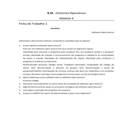 Ficha de trabalho_1 so | PDF