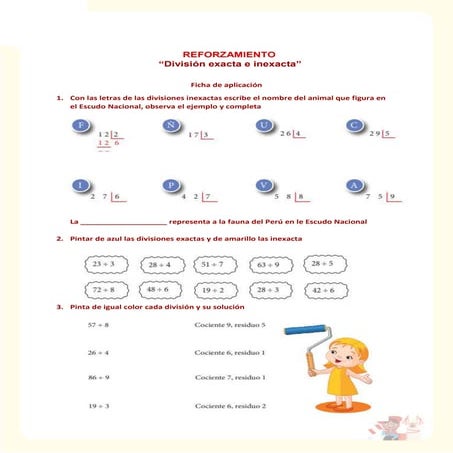 FICHA DIVISION EXACTA INEXACTA. matedocx | DOCX
