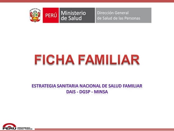 Formato de Ficha Familiar | PDF