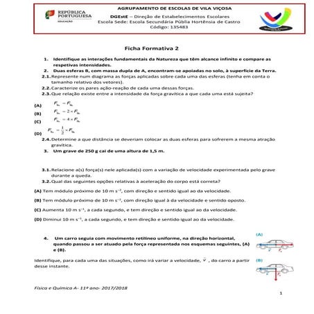 Ficha formativa 2 | PDF
