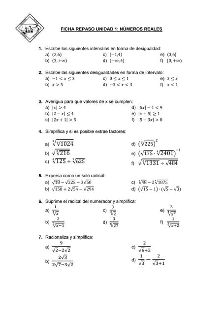 SOLUCIONES REPASO | PDF