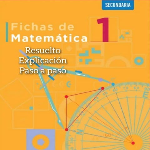 Fichas de matemática DE PRIMERO DE SECUNDARIA.pdf