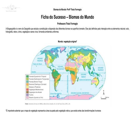 Fichas do Sucessso-Biomas do Mundo.pdf | Gardening | Home & Garden