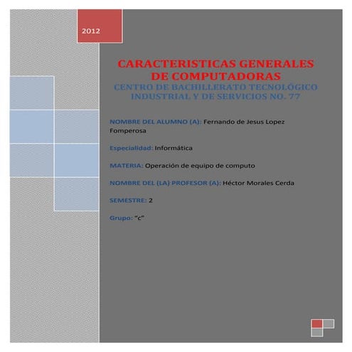 Fichas tecnicas | DOCX | Computing | Technology & Computing