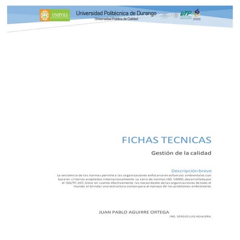 Fichas tecnicas | DOCX