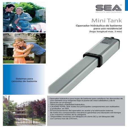 Ficha técnica SEA Mini Tank | PDF