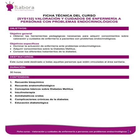 Curso online de valoracion y cuidados de enfermeria en el enfermo ter…