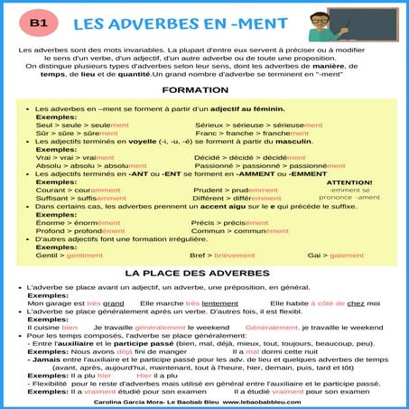Les adjectifs BAGS/BANGS | PPT