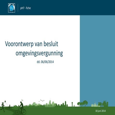 Fiche: Ontwerp besluit omgevingsvergunning | PPTX