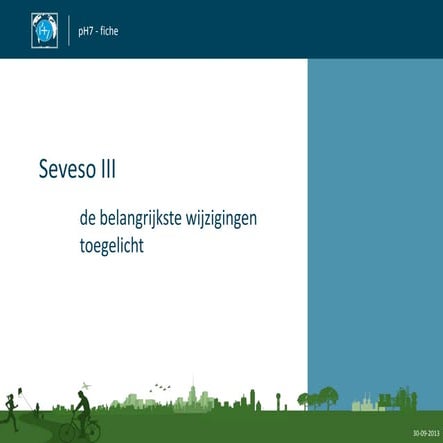 Fiche: Seveso III | PPTX