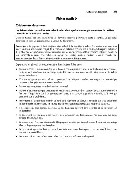 Fiche technique synthèse de la c2 | PDF