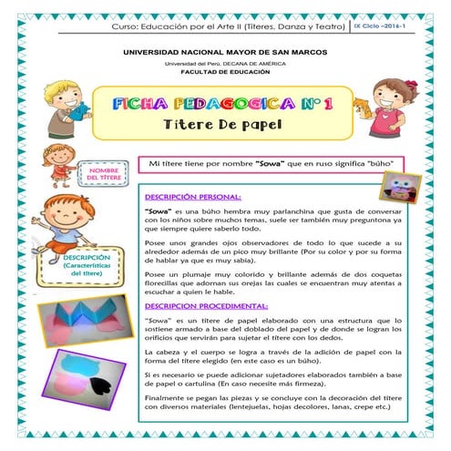 Ficha pedagogica 1 | PDF